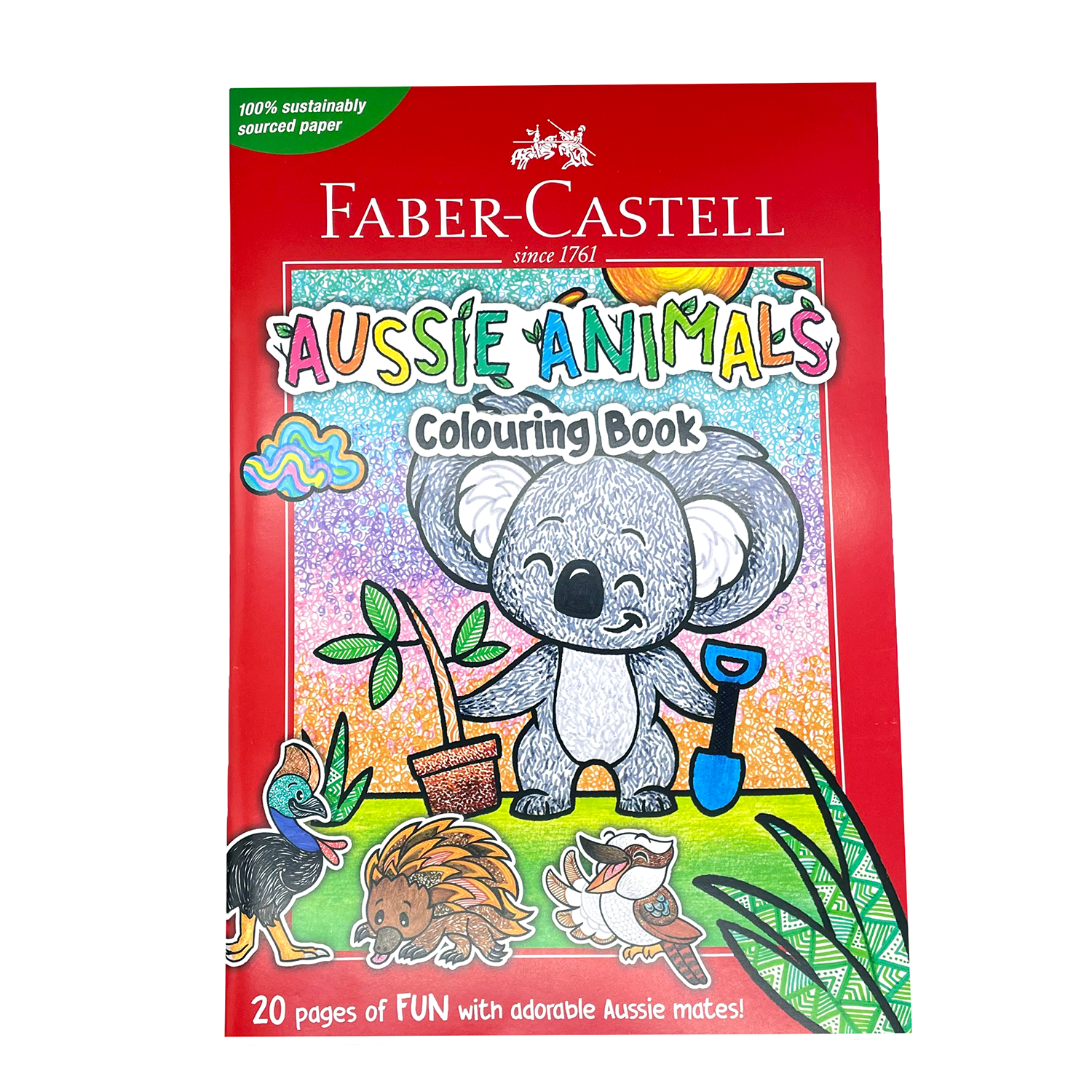 Colouring Book - Aussie Animals 20pgs | Adelaide Souvenir Warehouse