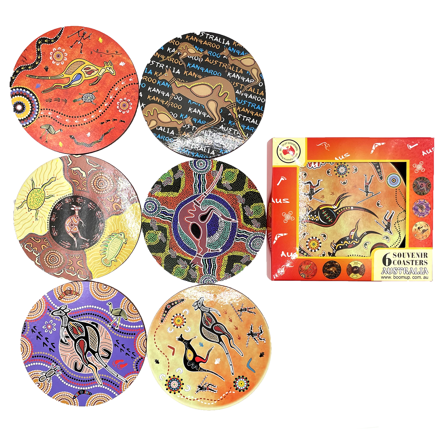 Coaster - Round Aboriginal Design | Adelaide Souvenir Warehouse