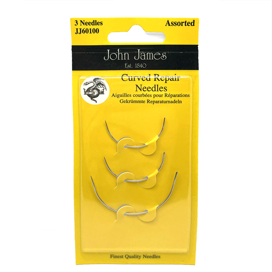 John James Curved Sewing Needle 3pk | D.S. Horne