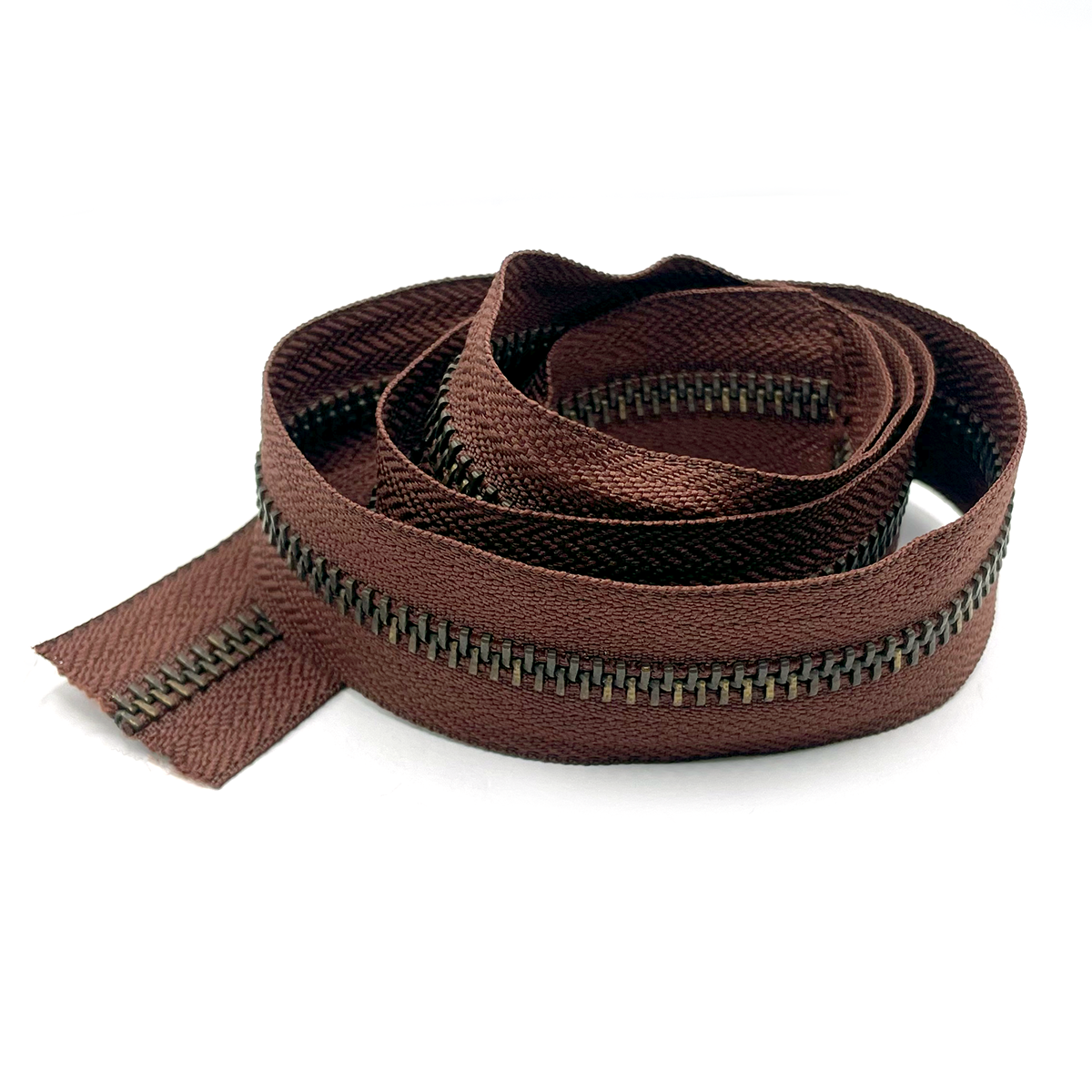 #3 Zipper Bronze Coffee 90cm | D.S. Horne
